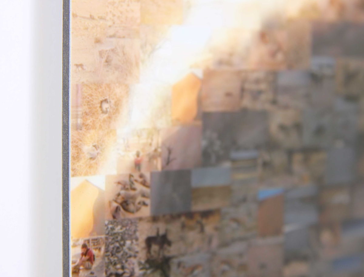 Photo mosaic on Alu-DiBond | Most modern printing technology